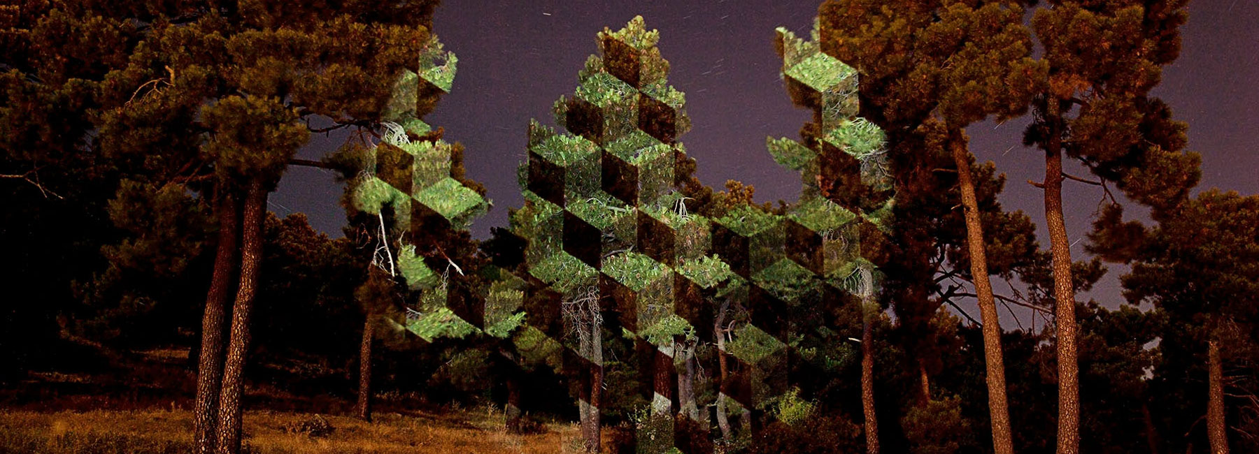 javier riera designs and projects geometric forms onto mountainous ...