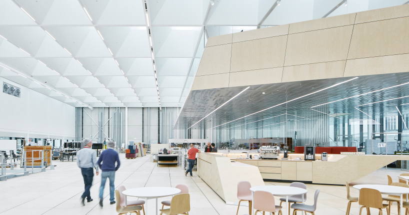 snøhetta builds swarovski a 'crystal workshop for the 21st century'