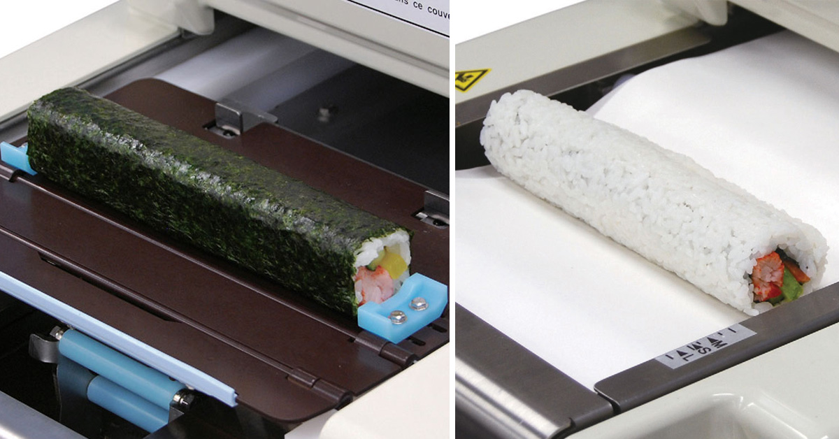 this sushi robot can roll high-quality, affordable sushi