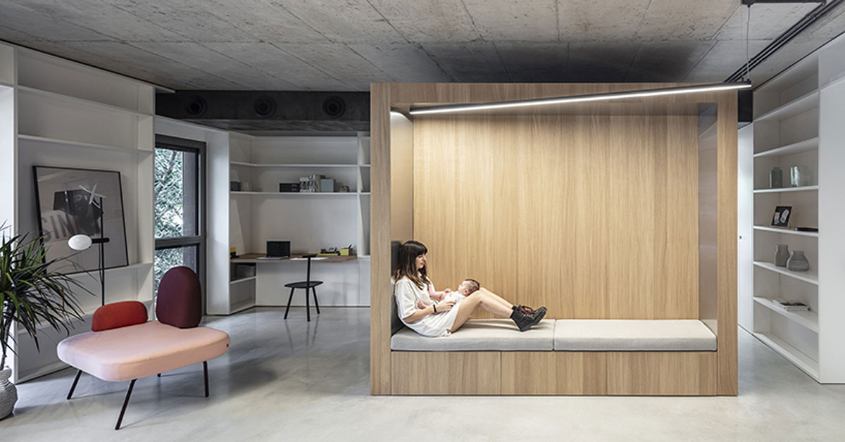 toledano + architects organizes this tel aviv loft around a stainless ...