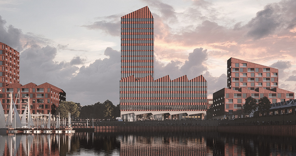 COBE starts work on europahafenkopf development in bremen, germany
