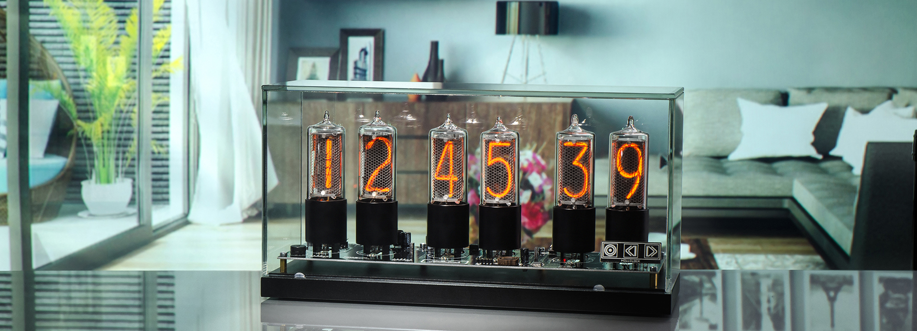 millclock revives the technology of the famed nixie tube and clock