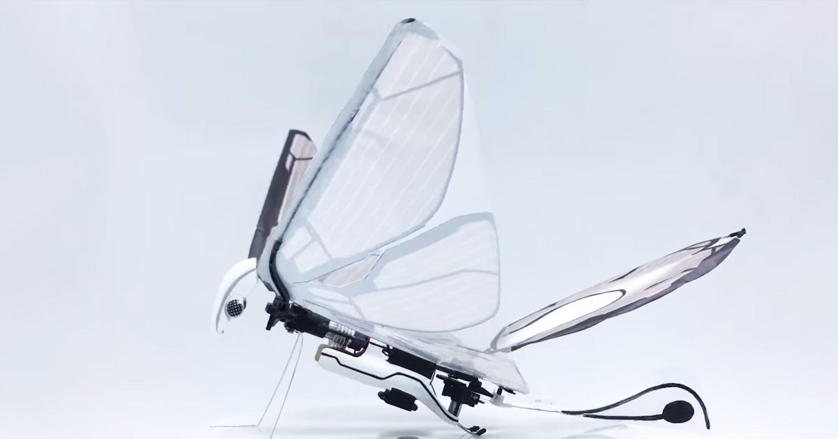 the metafly robotic insect uses biomimetics to mimic the real thing