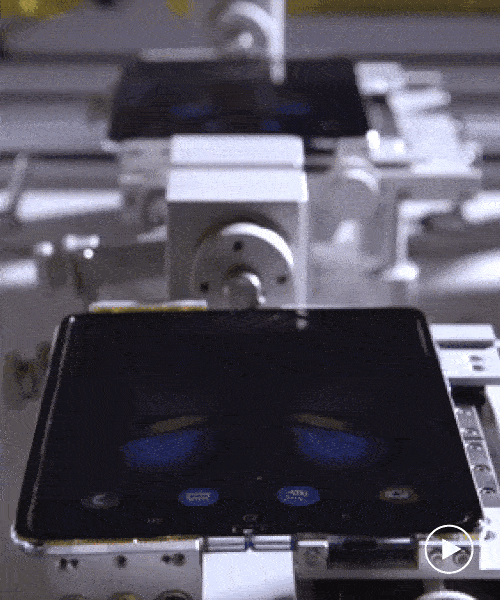 robots test samsung folding phone 200,000 times to prove its durability