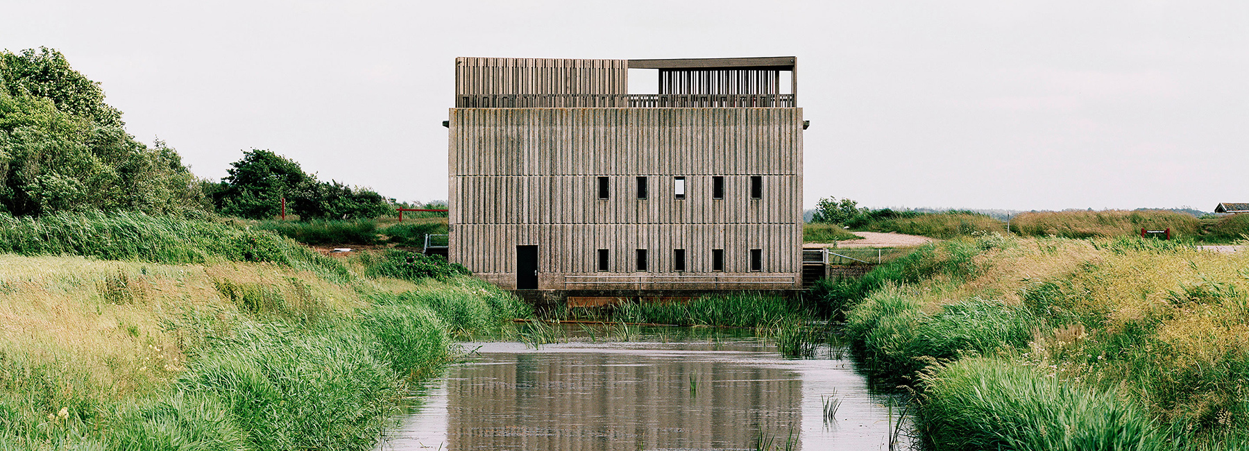 three 20th century pump stations revitalized along denmark's skjern river