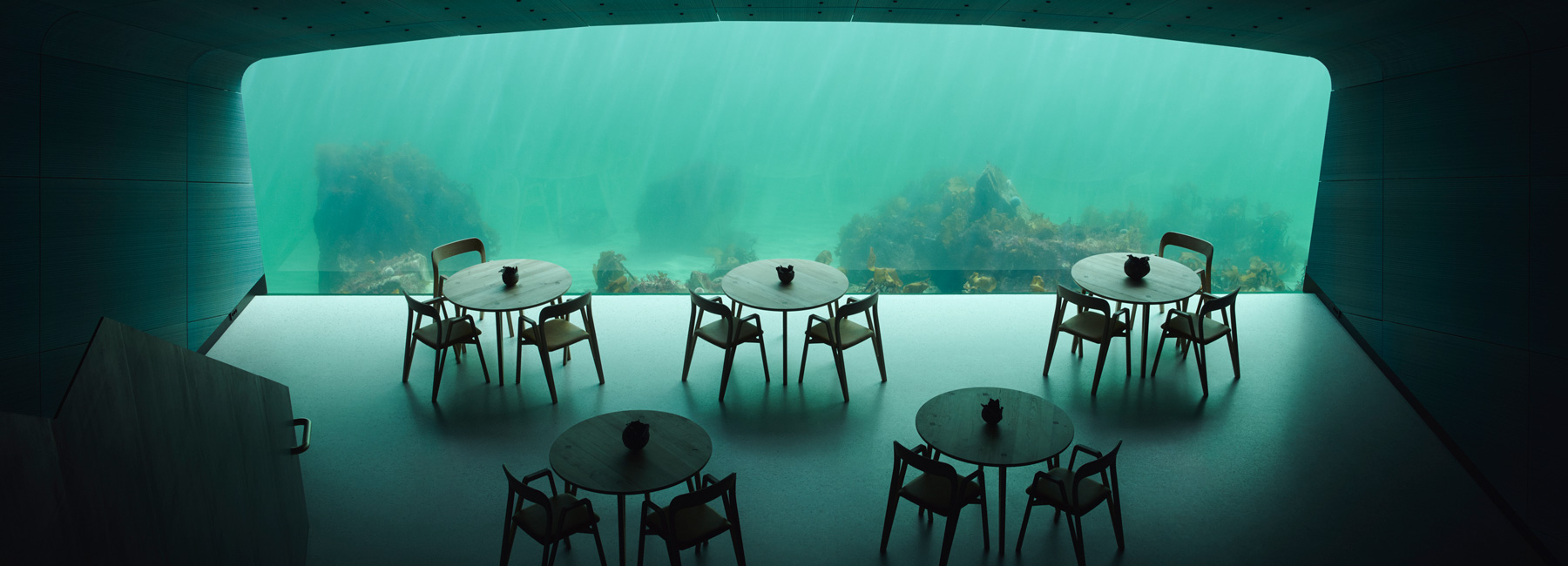 time-lapse movie shows submersion of snøhetta's underwater restaurant ...