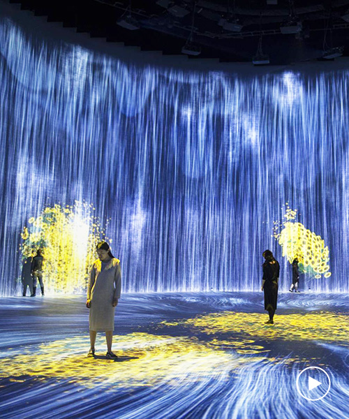 teamlab fills former oil tanks with 'digital universe of water ...