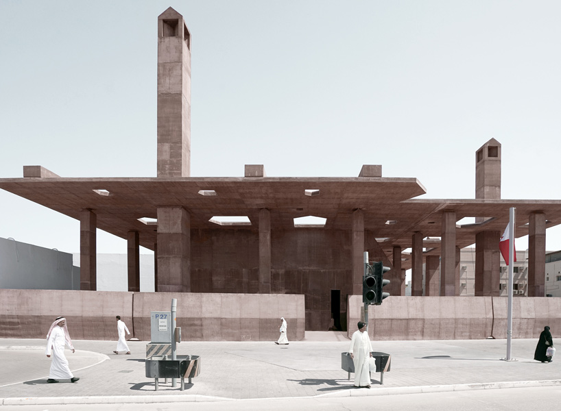 valerio olgiati creates concrete canopy for bahrain’s pearling path in ...