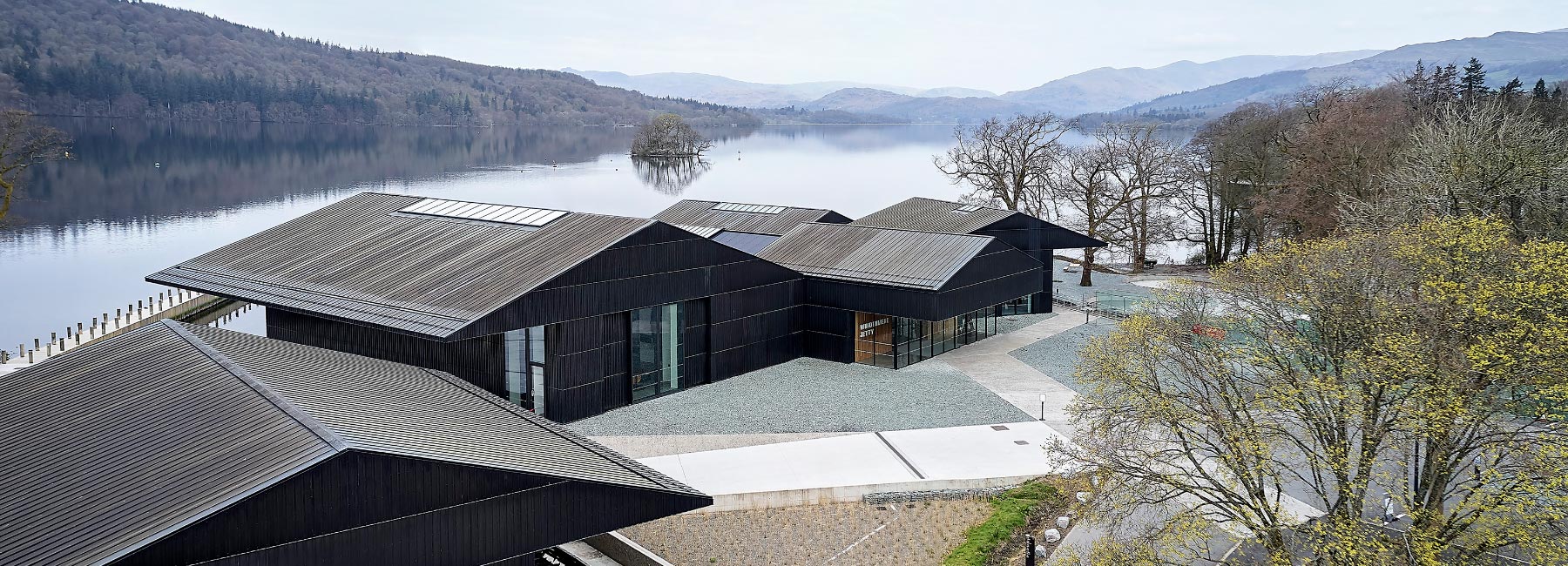carmody groarke's windermere jetty museum documented by hufton + crow