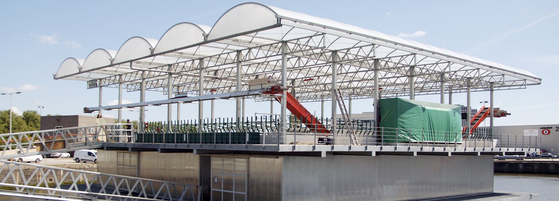 world’s first floating farm welcomes cows in rotterdam