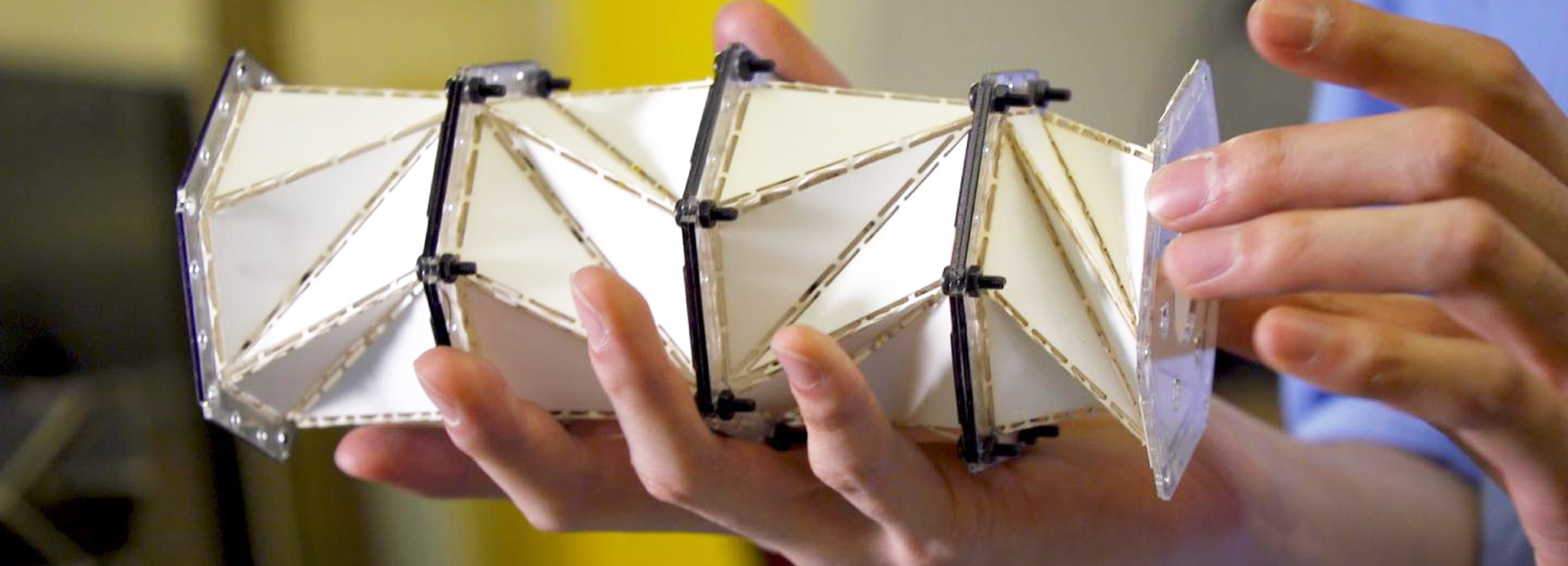 new material that mimics origami could create super protective helmets ...