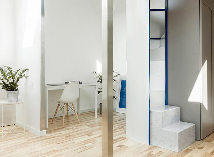 challenged by the constraints of the attic space, the design brings in ...