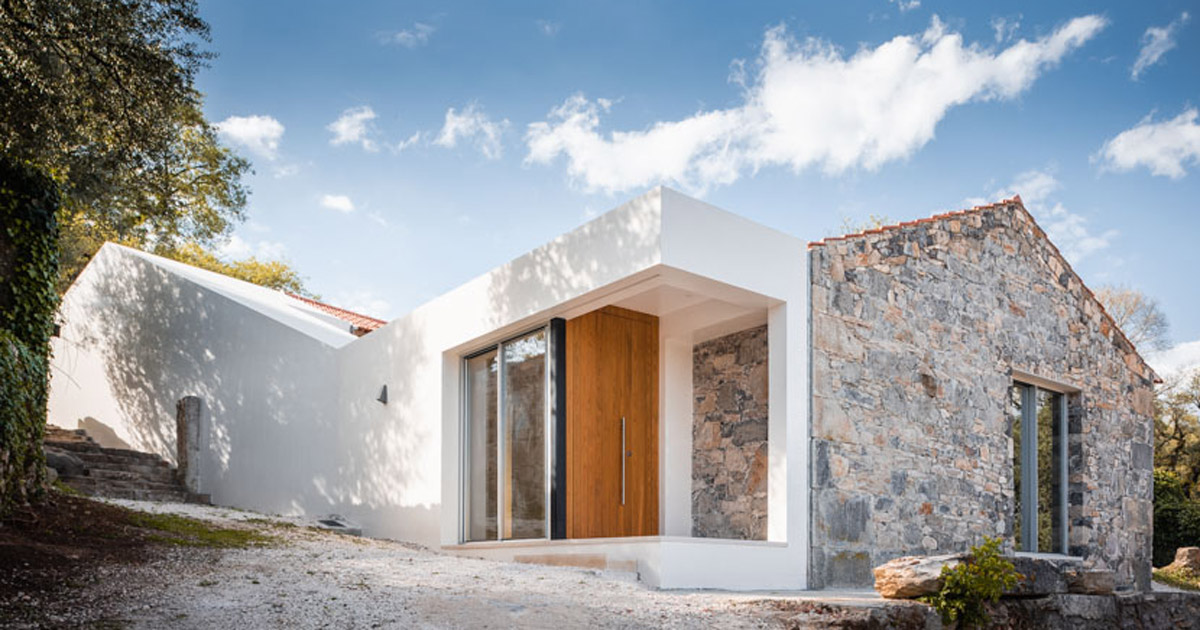 phyd arquitectura connects stone ruins to create contemporary house in ...