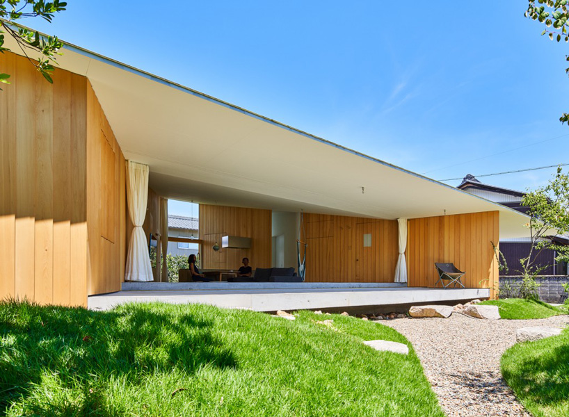 keitaro muto architects plans single-story wooden house with open air ...