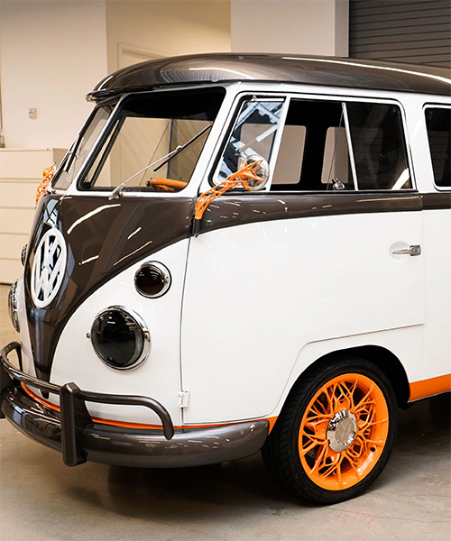 volkswagen unveils retro-futuristic type 20 electric concept microbus