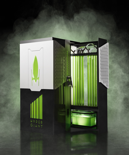 this algae-based bioreactor can swallow as much C02 from the air as an ...