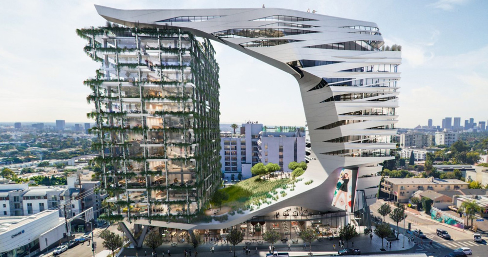 morphosis' mixed-use development on the sunset strip gathers pace