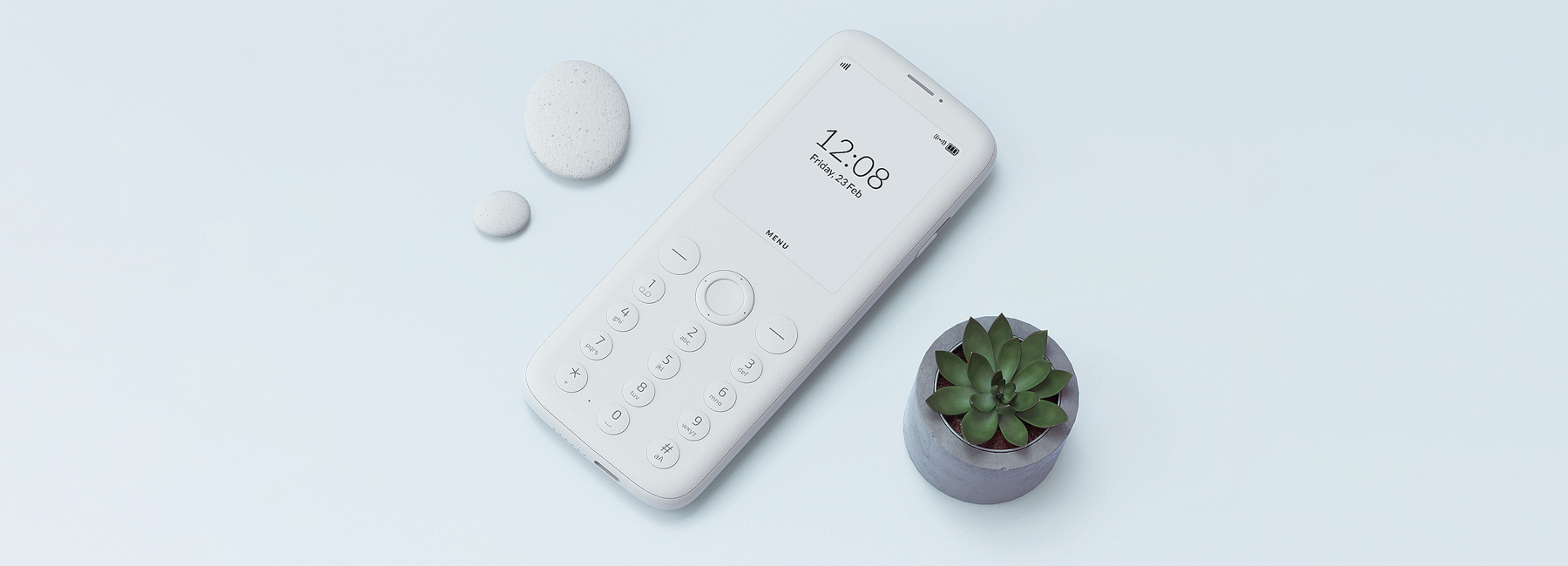 is a simple white phone the answer to physical and mental wellbeing?