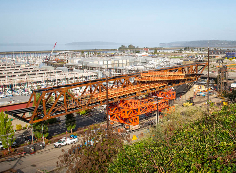 built around a sloped pathway, the 282-foot-long (86 meter ...