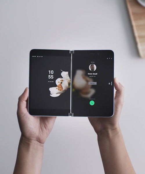 microsoft unveils the surface duo, a dual-screen smartphone