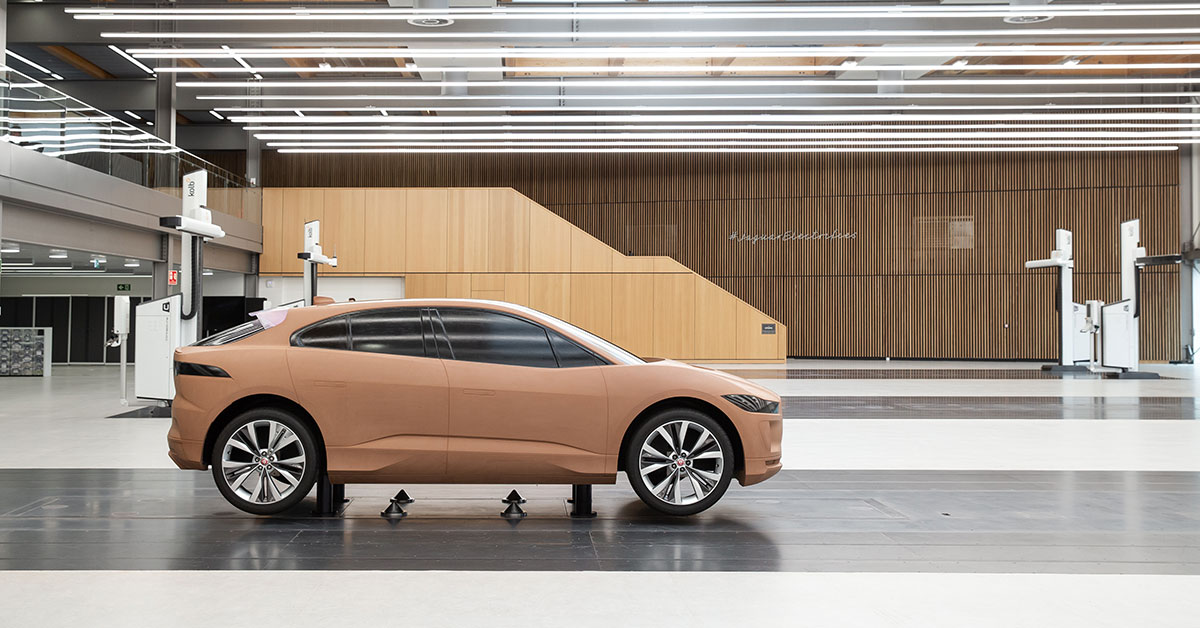inside jaguar's new 39,000 square foot design studio in gaydon, UK
