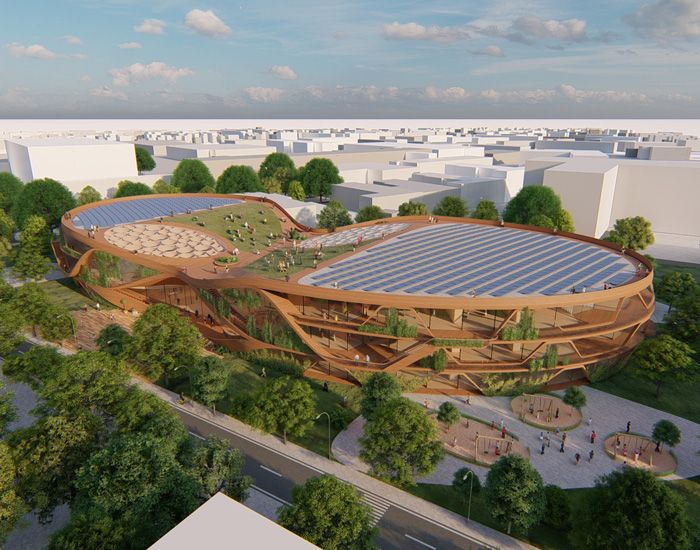 LAVA has designed an infinity loop-shaped educational complex that ...