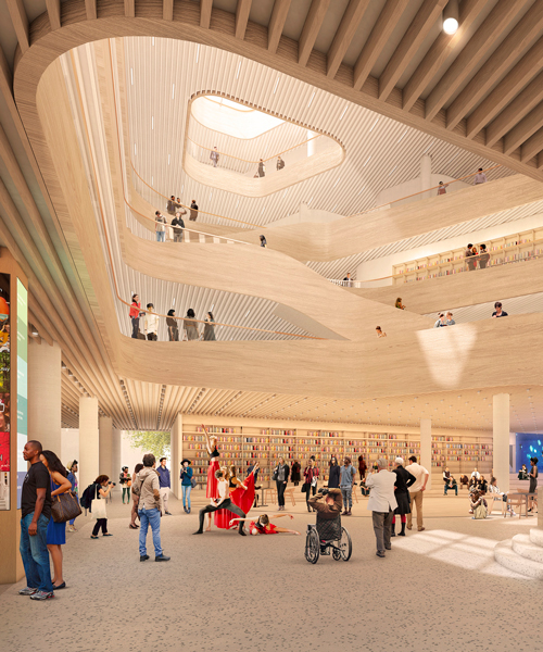 snøhetta and clark nexsen unveil new library for charlotte