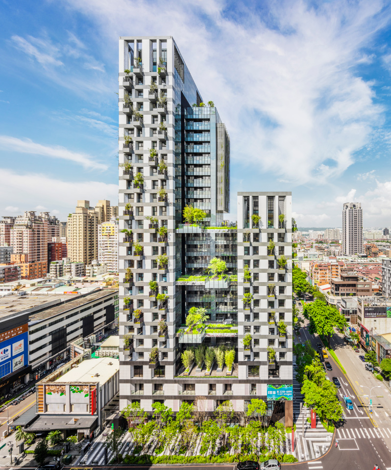 WOHA populates 'sky green' development with trees and plants