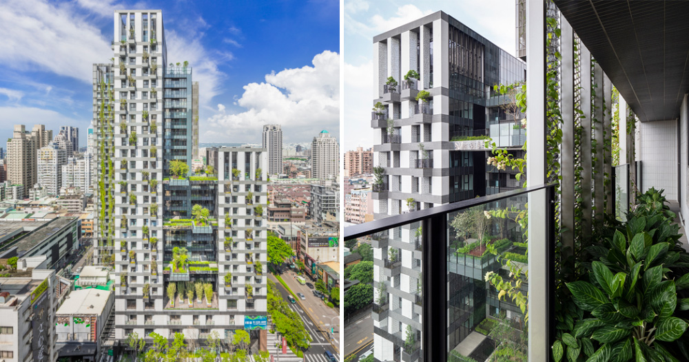 WOHA populates 'sky green' development with trees and plants