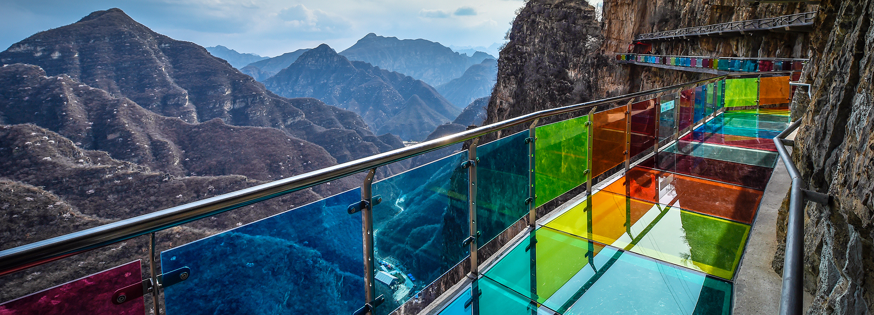 the world through vanceva's rainbow-tinted architectural glass