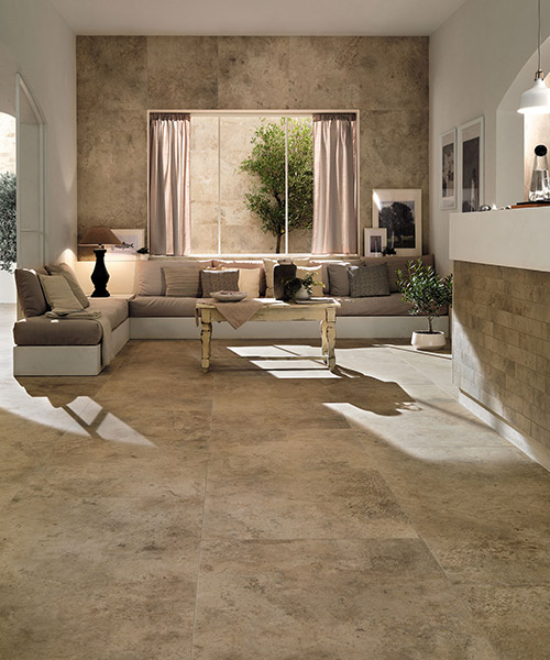 atlas concorde's fine porcelain tiles connect nature and architecture
