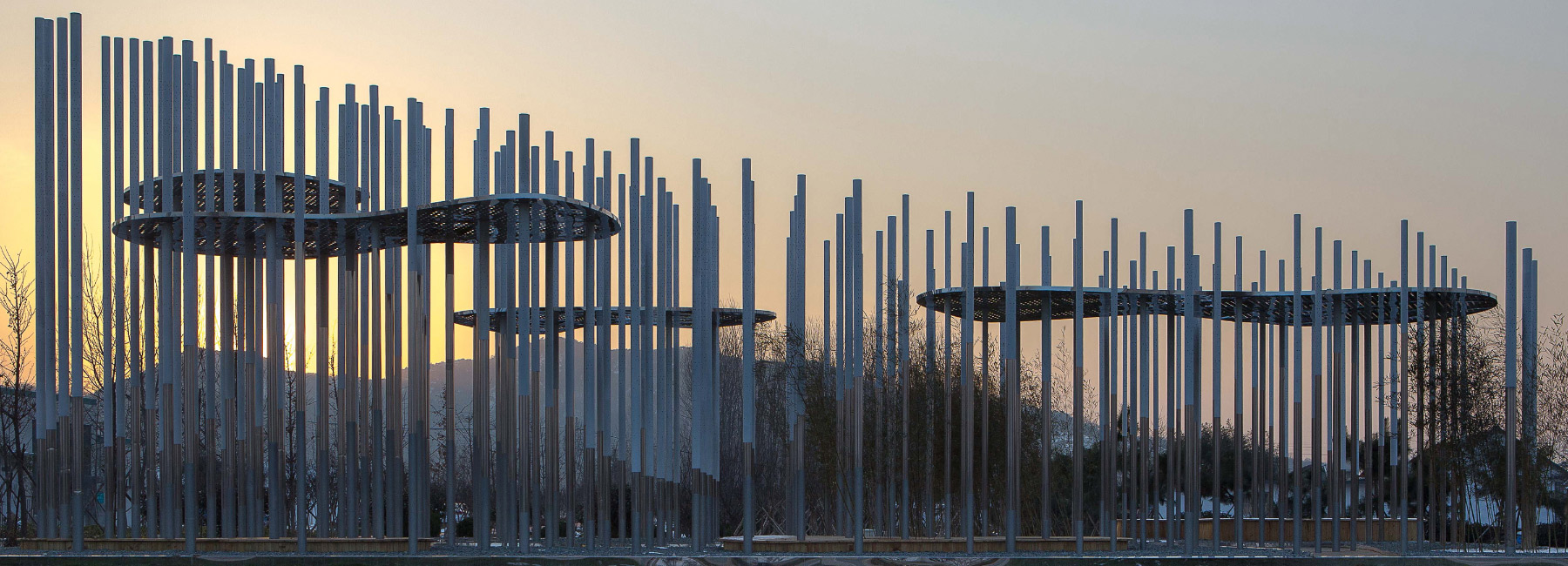 aurelien chen's dragon mountain pavilion reinterprets chinese landscapes