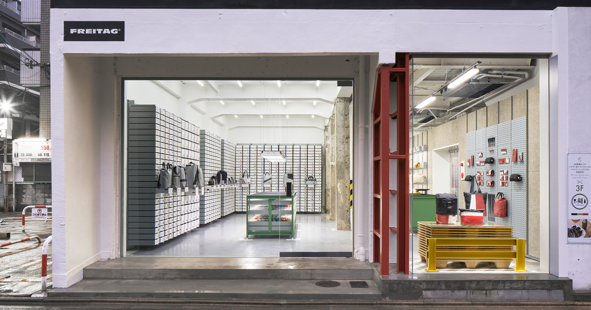 freitag opens store in kyoto, complete with DIY workshop