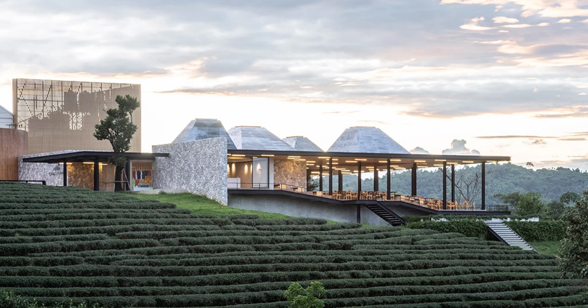 IDIN architects tops the roof of choui fong tea cafe 2 in thailand with ...