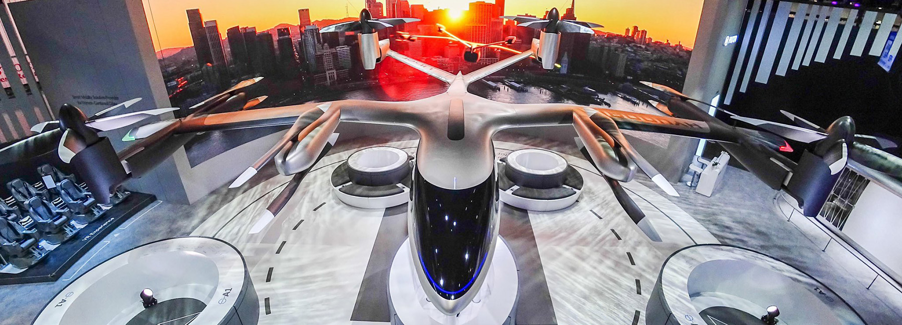 uber and hyundai unveil flying taxi for ride-sharing at CES 2020