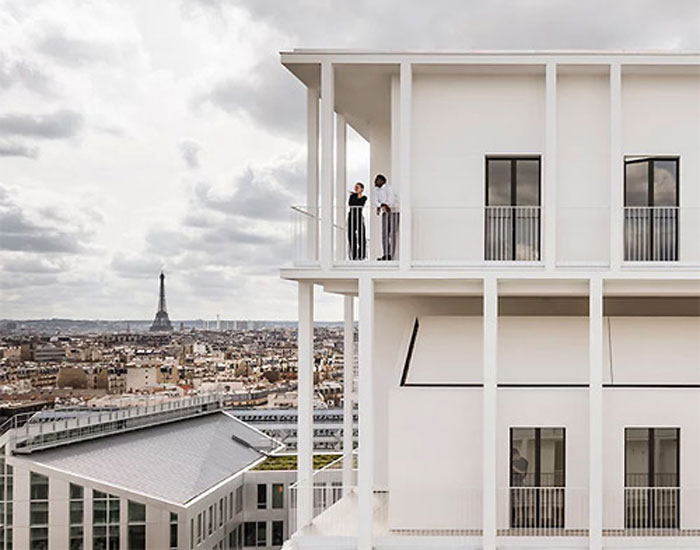 the project is defined by its outward structural expression, as the ...