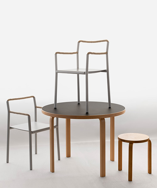 ronan & erwan bouroullec's rope chair for artek encourages creativity ...