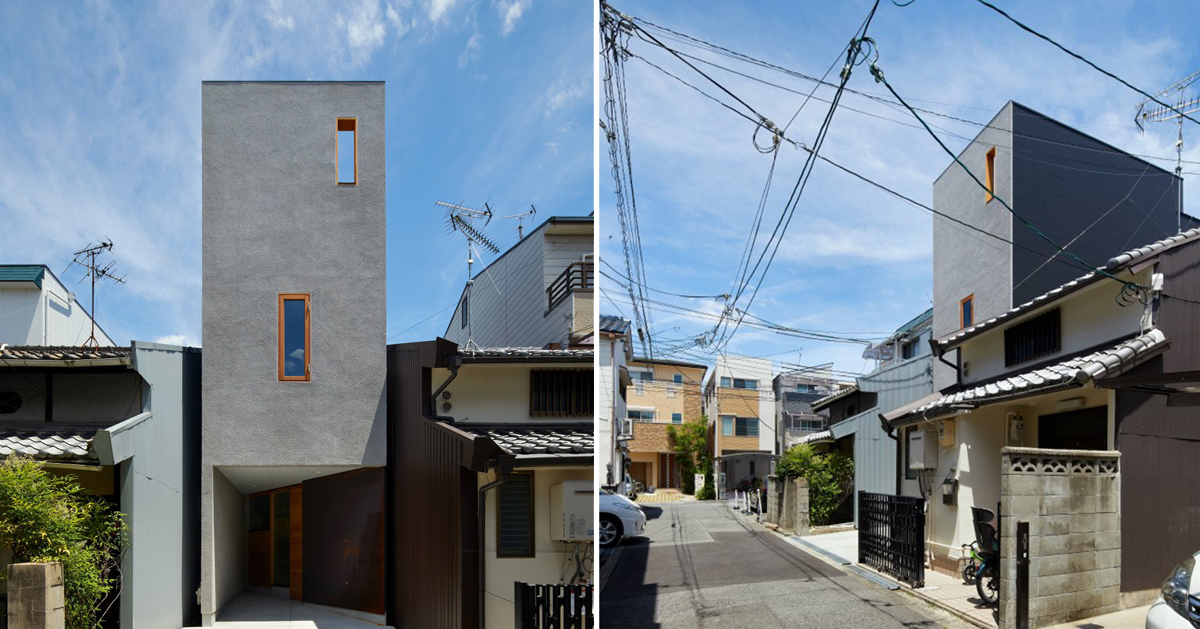 fujiwaramuro architects' narrow house in tezukayama, japan, is built ...