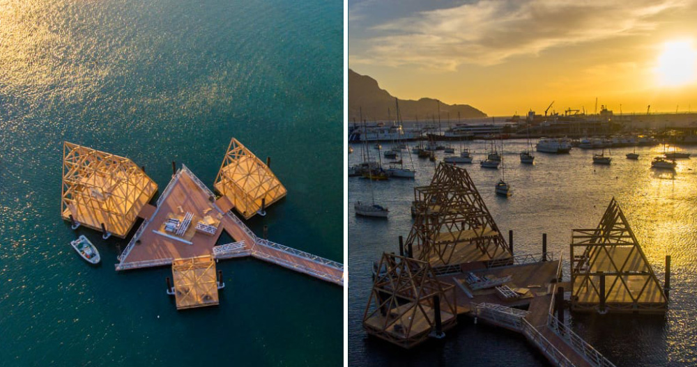 NLÉ and kunlé adeyemi are building a floating music hub in cape verde