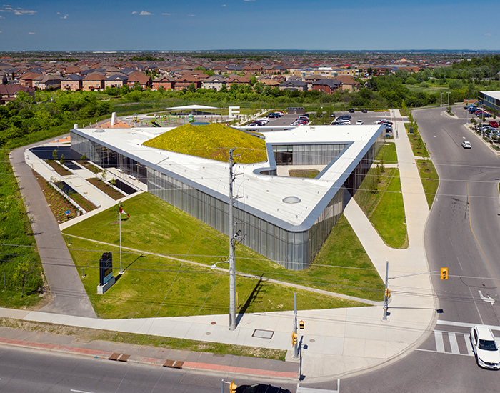 RDHA surrounds its springdale library with a park comprised of a series ...