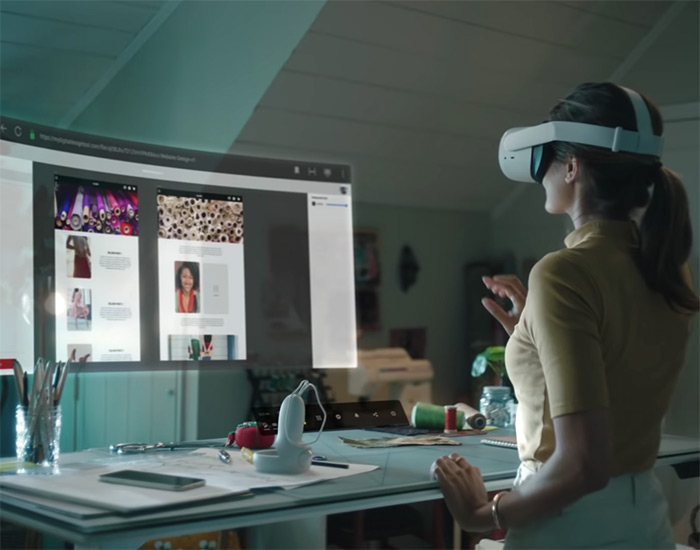 to enhance focus and flexibility, users can toggle between a fully ...