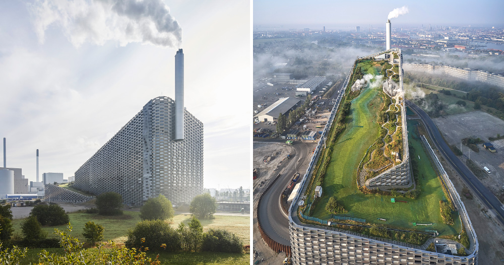 bjarke ingels group's copenhill energy plant photographed by hufton + crow