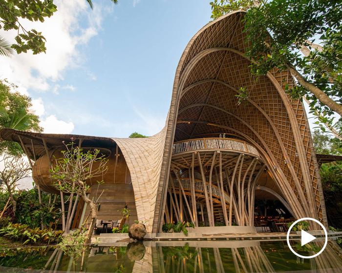 the different buildings of the resort appear to naturally grow from the ...