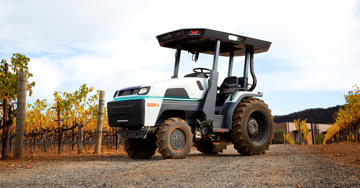 monarch tractor is the world’s first fully-electric autonomous tractor