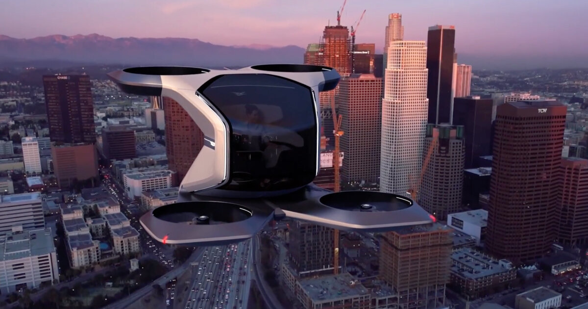 general motors unveils a fully autonomous flying cadillac at CES 2021