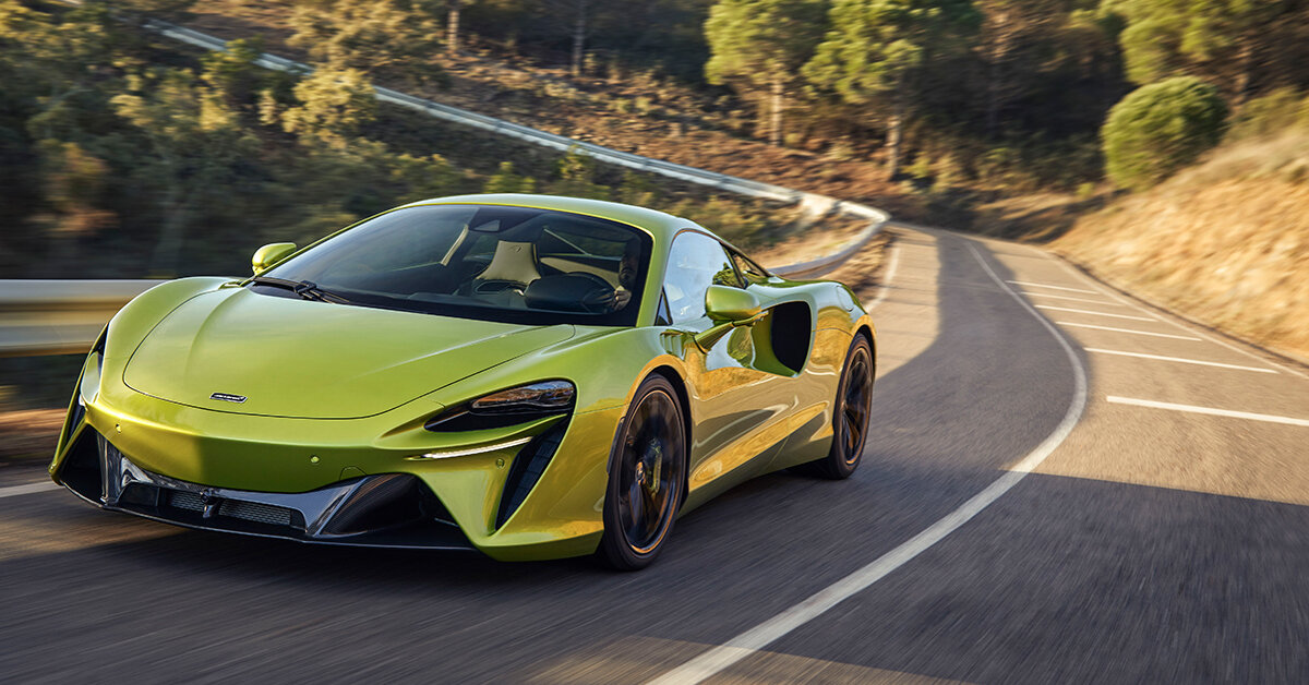form follows aerodynamics with the all-new mclaren artura hybrid supercar