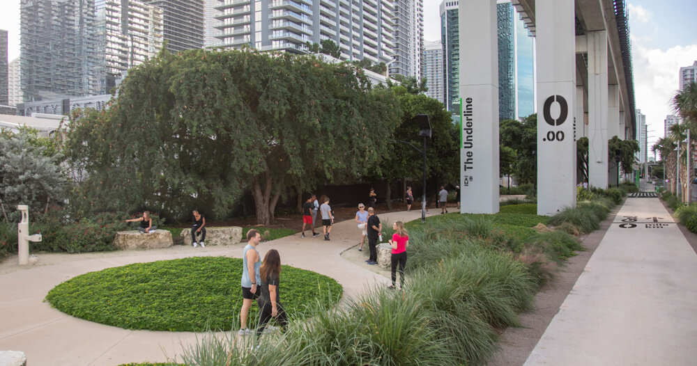 the underline, miami's linear park and urban trail, opens to the public