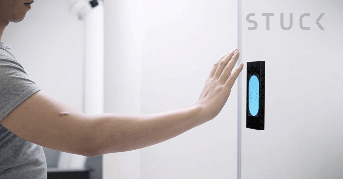 kinetic touchless 2.0 technology by stuck design reclaims contactless ...