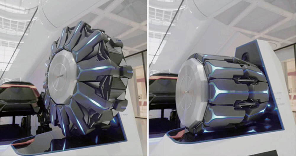 research team develops shape-shifting wheels with origami techniques