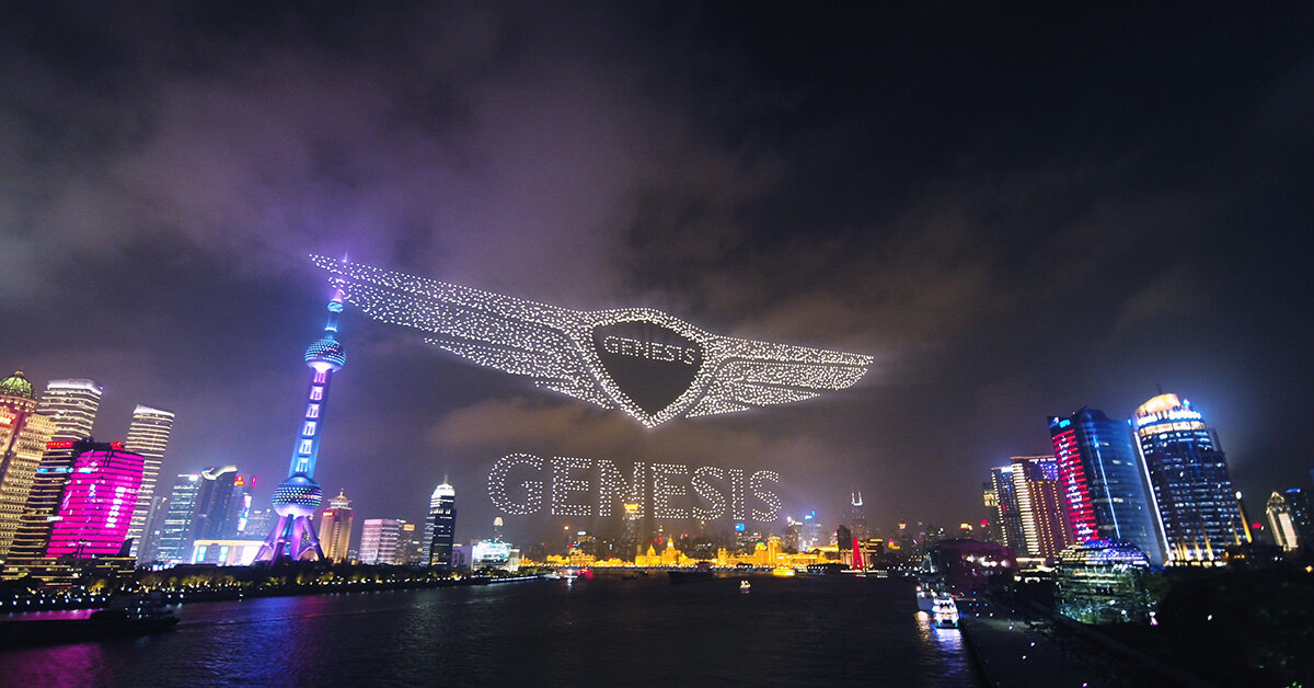 genesis show breaks world record by flying 3,281 drones over the ...